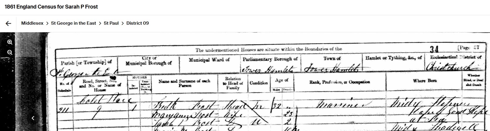 Mary Anne Sinclair Frost’s Unsual Family – Genealogy Is An Adventure